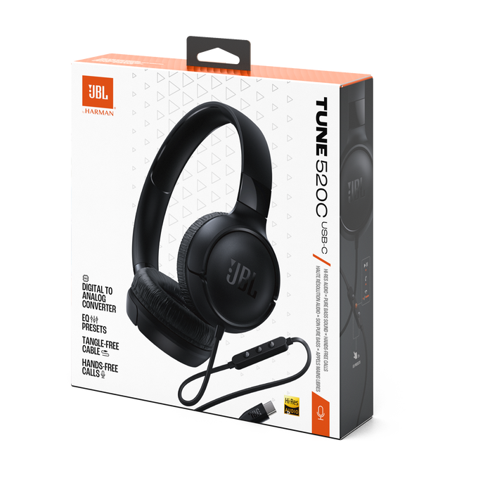 JBL Tune 520C USB-C | Casque filaire Hi-Res
