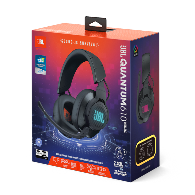 JBL Quantum 610 Wireless | Casque gaming circum-auriculaire sans fil