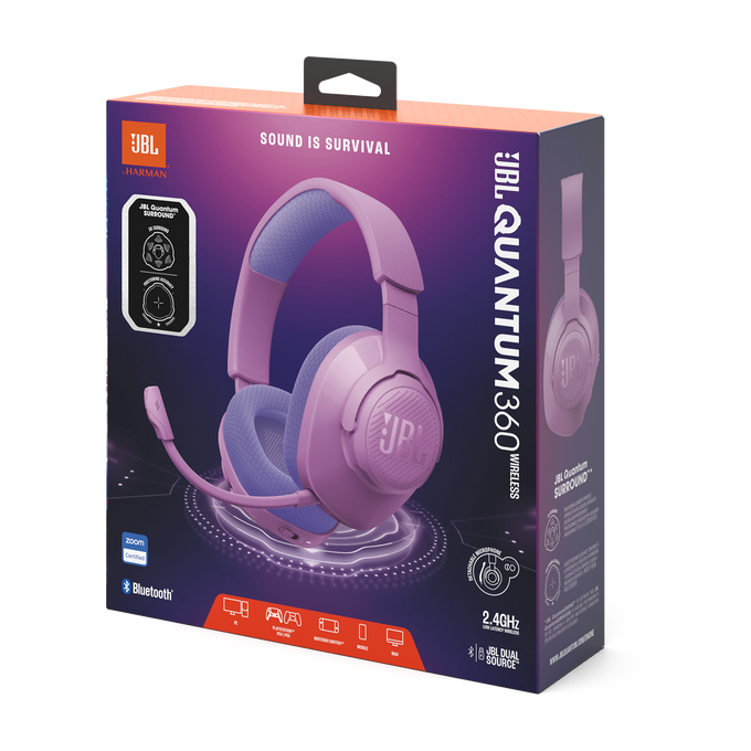 JBL Quantum 360 Wireless | Casque gaming circum-auriculaire sans fil ...