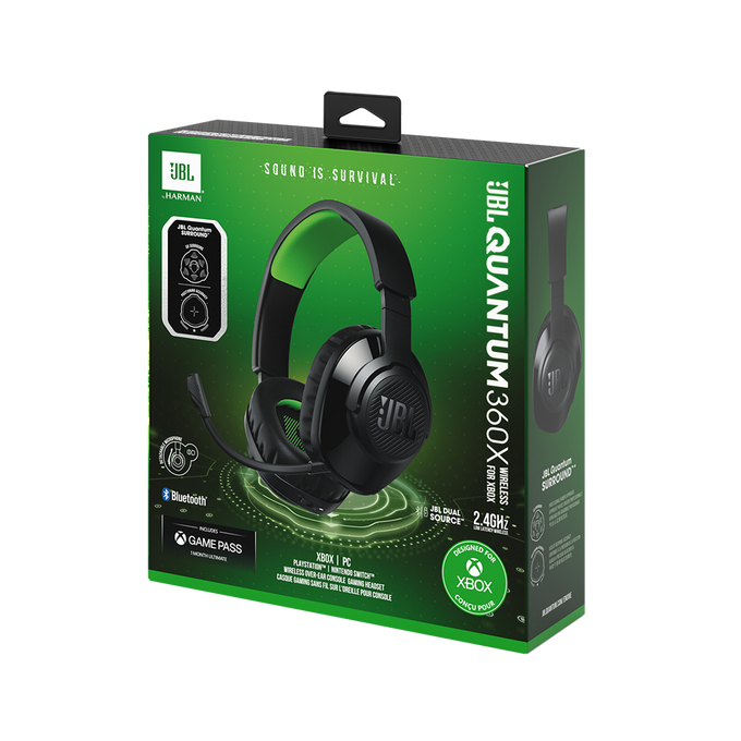 JBL Quantum 360X Wireless for XBOX | Casque gaming circum-auriculaire sans fil pour console ...